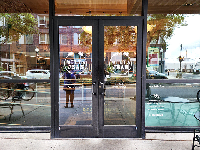 Those glass doors are like portals to biscuit heaven&mdash;where butter flows freely and calories don't count before 11am.