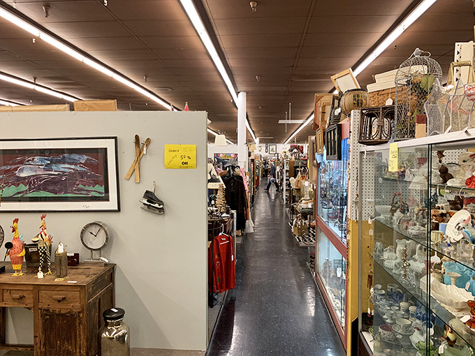 Long corridors of carefully curated booths stretch into infinity, each one a rabbit hole of possibility that might just swallow your entire afternoon.