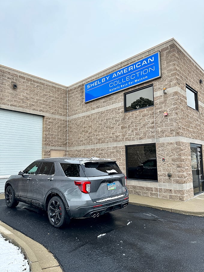The museum's stone facade stands as a temple to American racing ingenuity, where gearheads make pilgrimages to worship at the altar of horsepower.