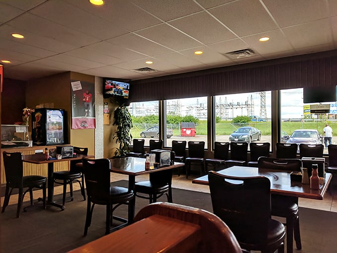 Clean lines, simple furnishings, and large windows create the perfect stage for the real star of the show&mdash;food that speaks to your soul.