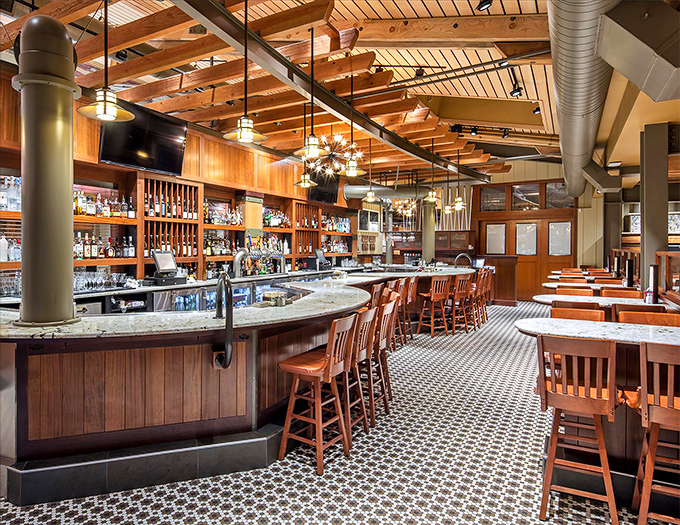 Warm wooden beams, classic maritime charm, and a bar that's seen more fish tales than Hemingway. Seattle's seafood cathedral awaits.