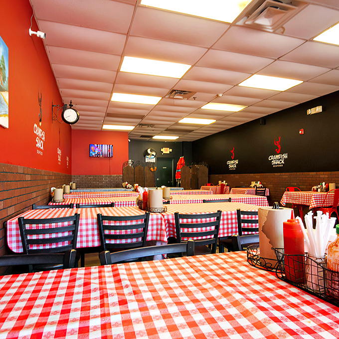Red-checkered tablecloths set the stage for seafood drama. No white tablecloths here&mdash;just the promise of delicious memories about to be made.