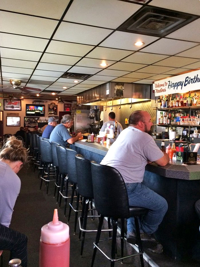 Counter culture at its finest&mdash;where regulars perch on well-worn stools, coffee flows freely, and conversations bounce between Steelers stats and neighborhood news. 