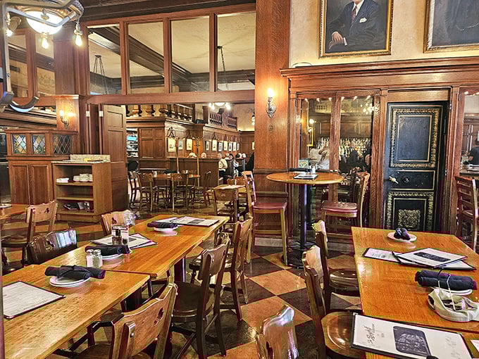 Time travel isn't science fiction at The Berghoff&mdash;it's what happens when you step into this cathedral of dark wood, stained glass, and century-old craftsmanship.