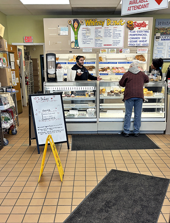 Iced coffee and apple fritter - the breakfast of champions who've given up on fitting into last year's jeans