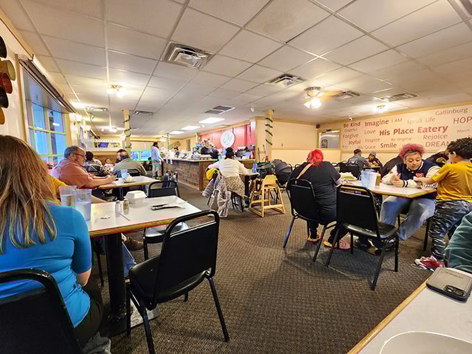 Welcome to flavor town! The packed dining room speaks volumes &ndash; nobody keeps Indiana's best-kept secret for long.