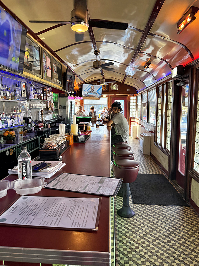 Step inside this vintage Pullman dining car and suddenly you're transported to a place where old-school charm meets new-school flavor.