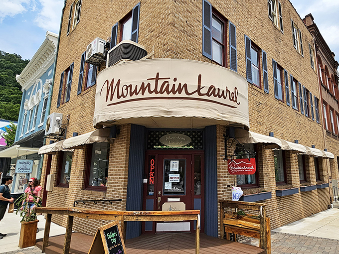 Mountain Laurel's corner storefront beckons with local artistry and craftsmanship&mdash;the kind of place where you'll find the perfect "something special" you didn't know you needed.