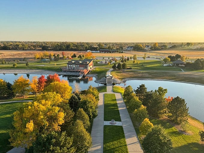 Yanney Heritage Park offers sunset views that rival expensive coastal retreats. Who needs ocean property when paradise comes with prairie prices?