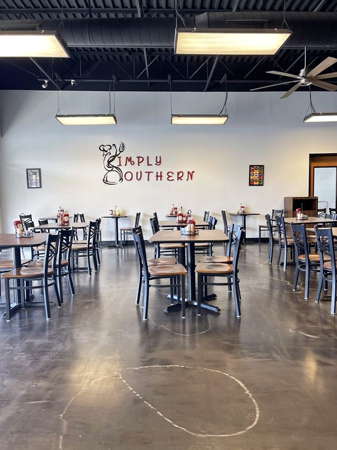 Clean lines, polished concrete, and an industrial vibe create the perfect backdrop for food that's anything but minimalist. Flavor takes center stage here.