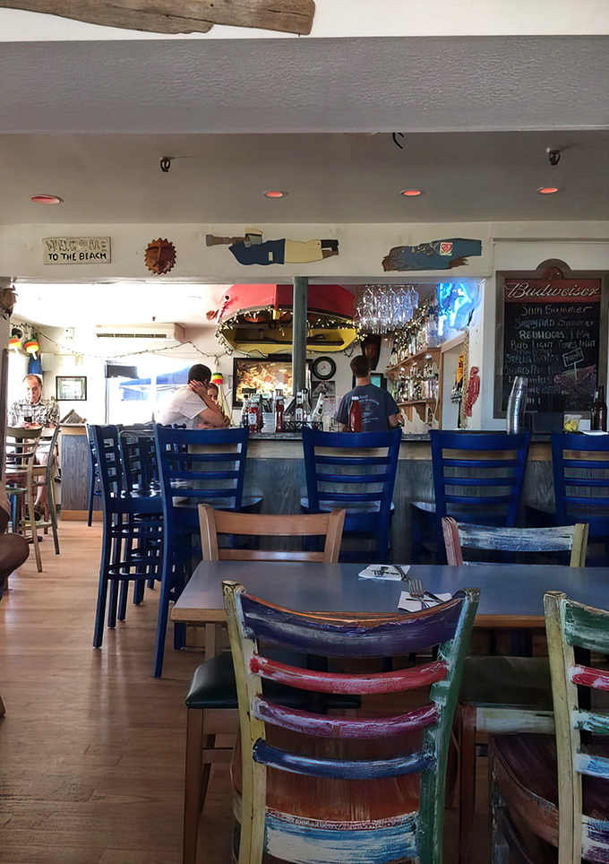 Boat-inspired chairs and nautical decor aren't just for show&mdash;they're setting the stage for the ocean-to-table experience that awaits.