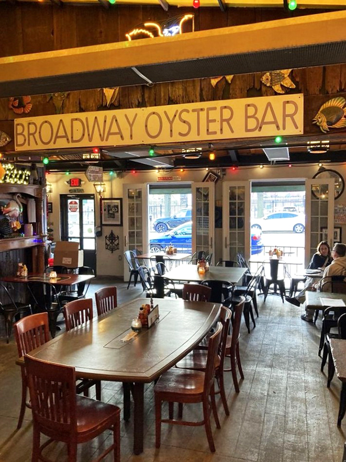 Inside, wooden floors that have seen decades of hungry patrons create the perfect backdrop for the rustic charm that makes this place feel like a Louisiana transplant.
