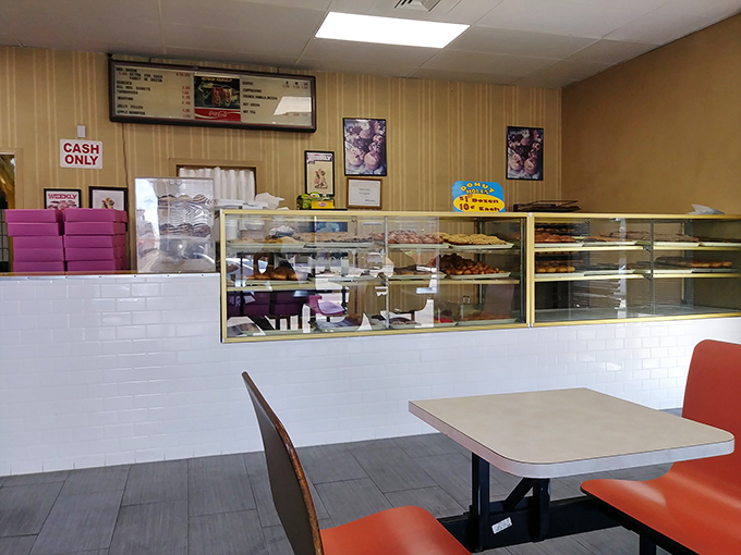 Step into a time capsule of deliciousness. This no-frills interior promises a feast for the taste buds, if not the eyes.