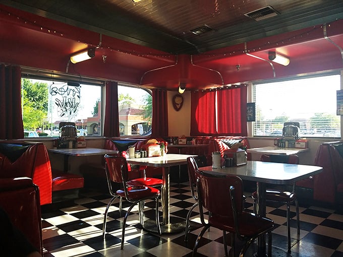 Step inside and time stands still &ndash; the classic checkerboard floor and cherry-red vinyl booths aren't retro chic, they're authentically timeless.