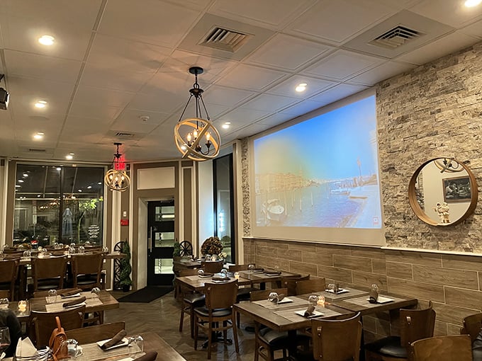 Dine with a view of the Mediterranean without leaving Connecticut. Modern elegance meets old-world charm in this thoughtfully designed space.