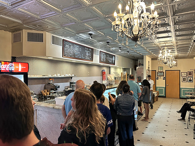 The line may be long, but under those elegant tin ceilings and chandeliers, waiting becomes part of the experience&mdash;like the anticipatory moments before a great concert.