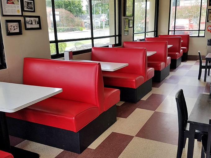 These cherry-red vinyl booths have supported the dreams and desserts of generations. Calories consumed here don't count&mdash;they're heritage points.