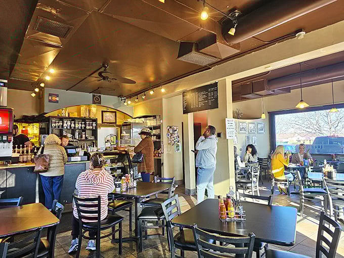 Morning light streams through windows as locals gather at this cozy caf&eacute;&mdash;proof that Coloradans know breakfast isn't just a meal, it's a celebration.