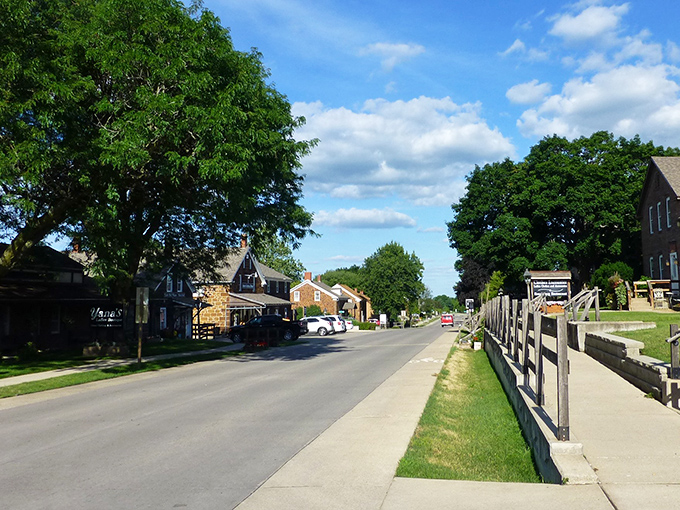 The Amana Colonies' historic buildings stand as monuments to craftsmanship that valued substance over selfies.