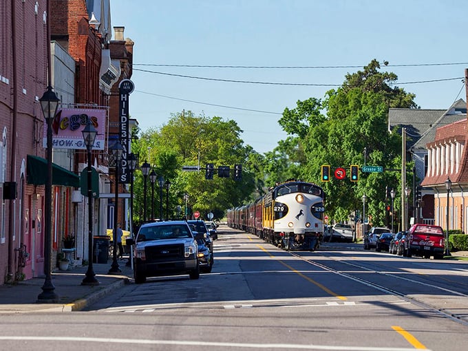 In Augusta, trains still rumble through downtown, adding a rhythmic soundtrack to this charming riverside city.