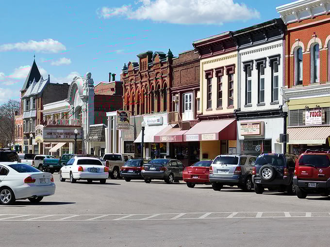 Baraboo's quaint main street offers small-town charm without the big-city prices – perfect for stretching those Social Security dollars!