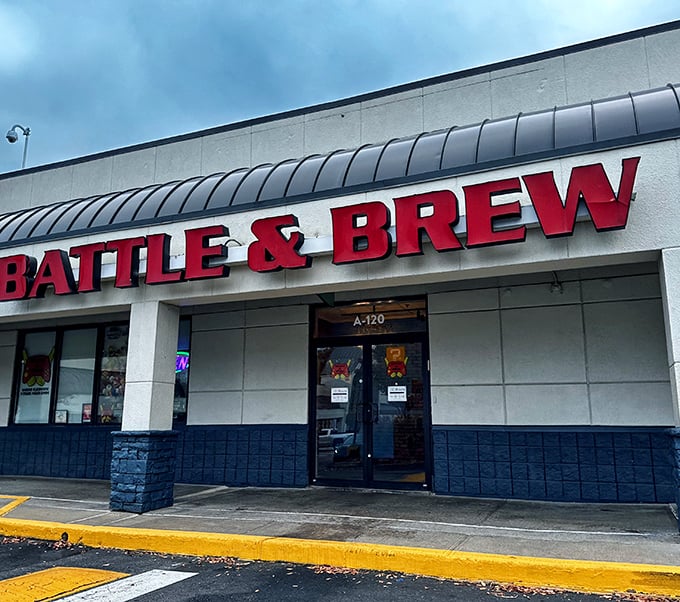 Gaming paradise found! This unassuming storefront houses enough digital adventure to make your inner teenager do a victory dance.