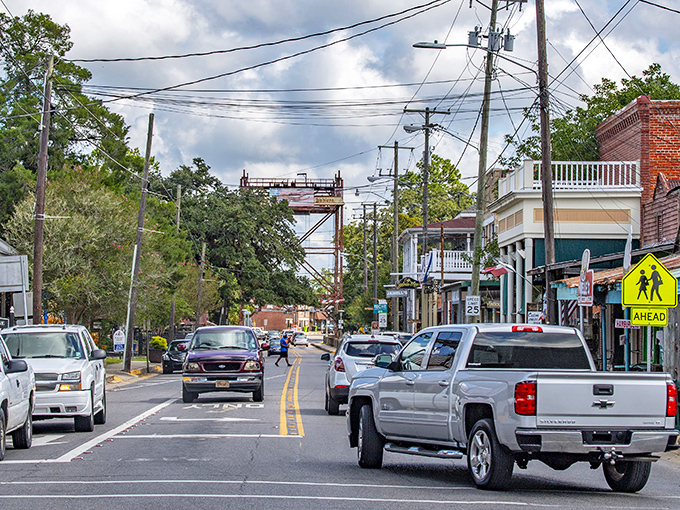 Old-world charm meets budget-friendly living in Breaux Bridge, where historic brick buildings frame streets made for leisurely strolls.