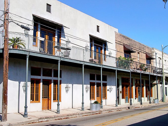 Covington's historic downtown offers shade from magnificent oak trees while you hunt for treasures in boutique shops.