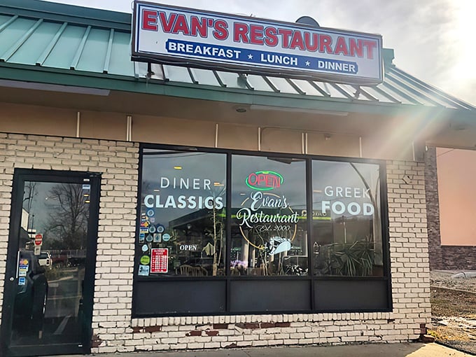 Evan's Restaurant proves you can't judge a diner by its cover&mdash;this unassuming spot houses Greek specialties that would make Zeus himself descend from Olympus.