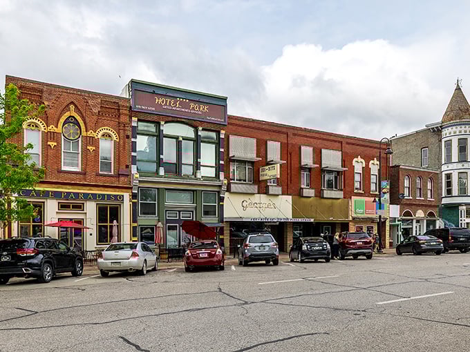 Fairfield's downtown invites cyclists and shoppers alike to explore its historic storefronts and local treasures.
