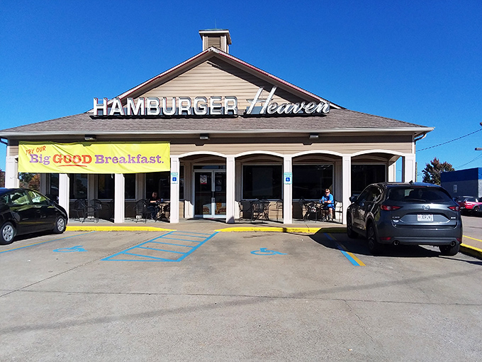 Hamburger Heaven isn't just a name&mdash;it's a promise delivered in a charming building that looks like the burger chapel of your dreams.
