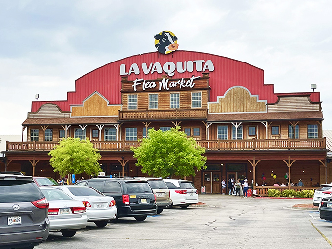The Wild West meets Mexico at La Vaquita! This impressive red-roofed marketplace looks like it could host both a rodeo and the best taco Tuesday in Georgia.