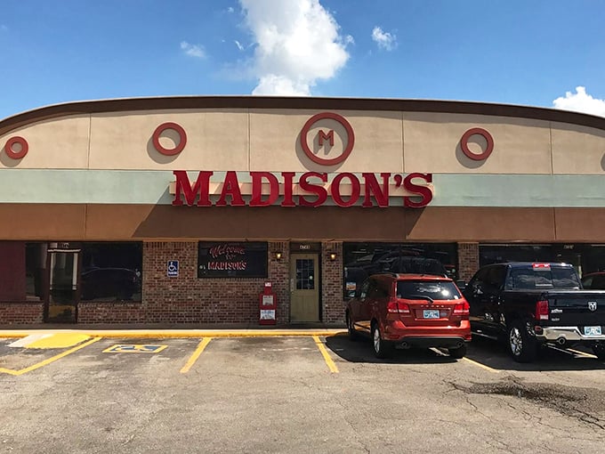 Madison's bold red sign promises country cooking that delivers on that promise &ndash; comfort food with no apologies.