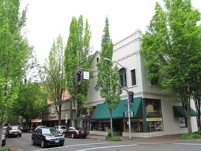 McMinnville: Where every storefront looks like it belongs in a Hallmark movie. The kind of downtown that makes chain stores feel embarrassed.