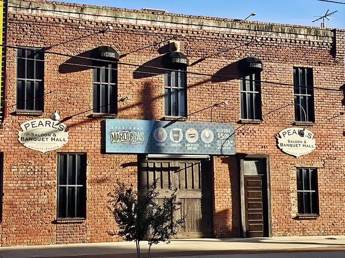This historic brick building houses Pearl's Crabtown, where seafood meets Oklahoma charm in the most delicious way possible.