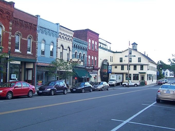 Penn Yan's colorful Main Street looks like it belongs on a small-town America calendar &ndash; Norman Rockwell would approve!
