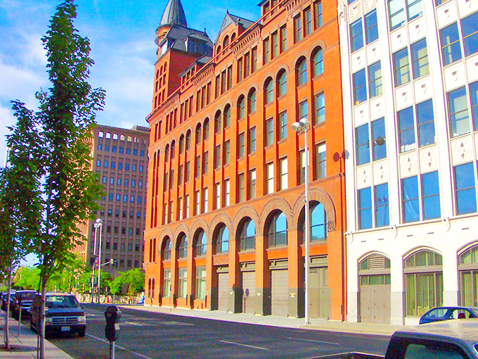 Spokane's brick buildings whisper tales of affordable urban living, where big-city amenities come without the big-city price tag.