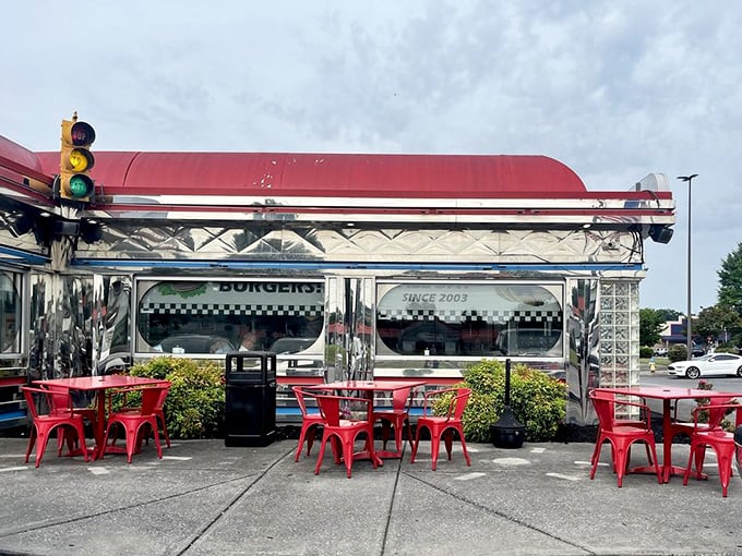 Chrome gleams in the sunshine at The Diner, where 1950s nostalgia meets modern appetites. Time travel never tasted so good!