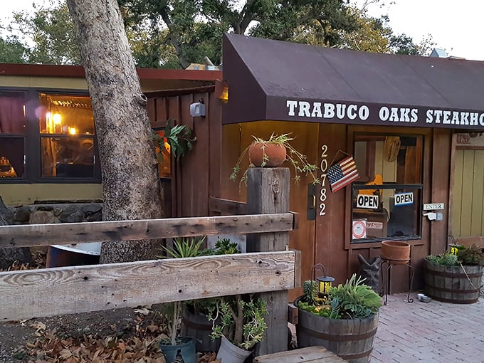 Trabuco Oaks Steakhouse: Hidden in the trees like a carnivore's fairy tale. This wooden wonder has been converting vegetarians for decades.