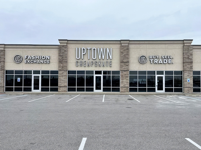 Uptown Cheapskate's sleek storefront promises what every fashionista dreams of: designer labels without the designer price tags that require a second mortgage.
