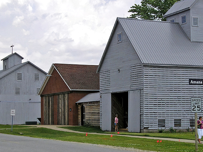 Simple, sturdy, and built to last&mdash;these Amana Colony structures tell stories that Instagram filters can't capture.