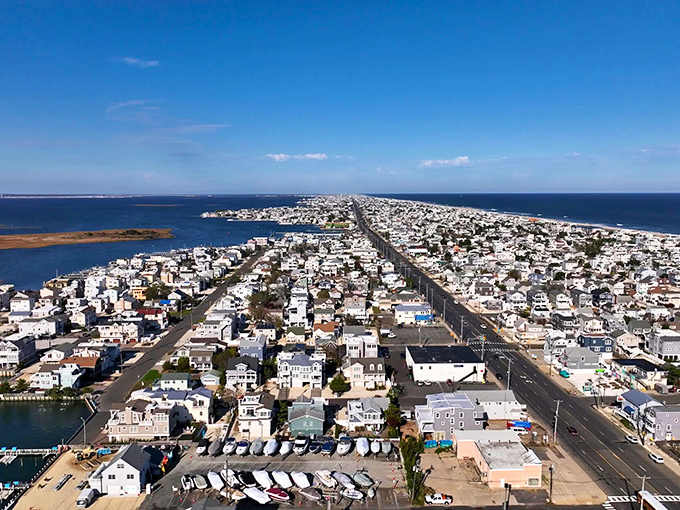 The peaceful off-season in Beach Haven transforms tourist spots into a retiree's paradise of affordable coastal living.