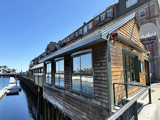 Boston Sail Loft: Where the charm floats as freely as the boats outside. One bite of chowder and you'll forget your own name.