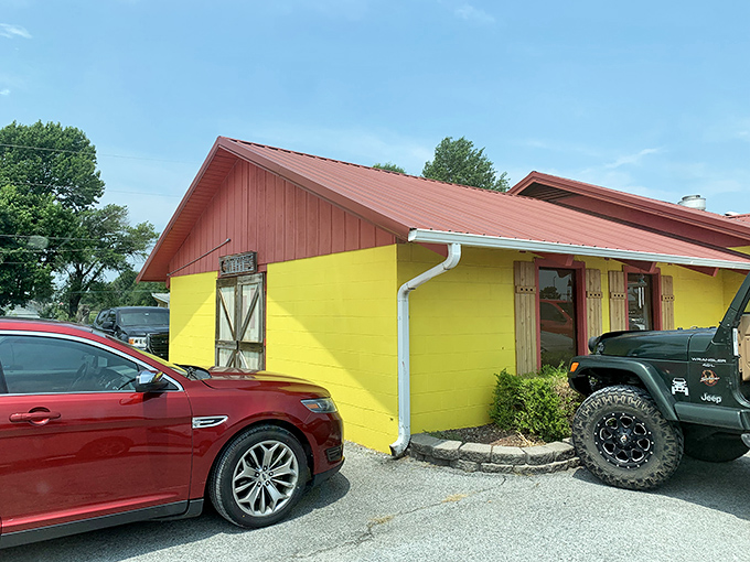 Cathy's Corner: Where breakfast dreams come true in a building that looks like it was colored by the world's most optimistic crayon.