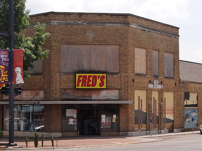 That brick building has probably witnessed more stories than a library.