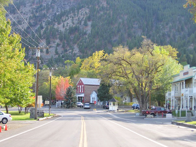 Genoa's tree-lined streets whisper stories of Nevada's earliest settlers. The deer are just bonus entertainment.