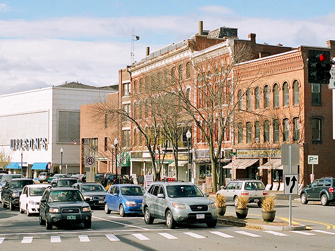 Downtown Greenfield looks like the film set Hollywood uses when they need to show "perfect New England charm."