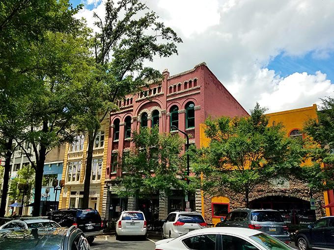 Church spires peek through Greenville's canopy of trees &ndash; spiritual uplift meets financial relief in this affordable Upstate gem.