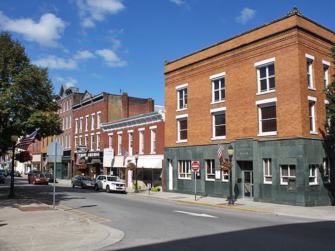 Those brick buildings have witnessed a century of change, but Hinton's affordable charm remains delightfully constant.
