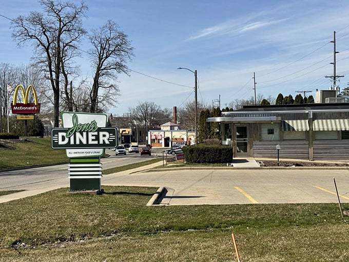 The quintessential small-town diner where the coffee's strong, the pancakes are fluffy, and nobody rushes you out.
